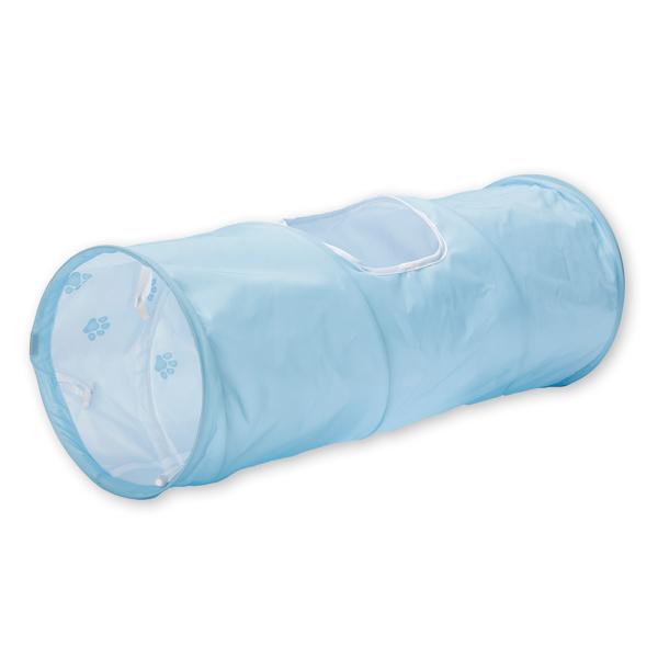 メーカー：猫壱 猫壱　キャットトンネル　ブルー　4580471867136　20220208　ｙ22ｍ02　メーカー画像　ytks　猫用品　キャット　トンネル　ねこいち　カシャカシャ　nych　ベッド　ハウス　カサカサ　opa2_choku...