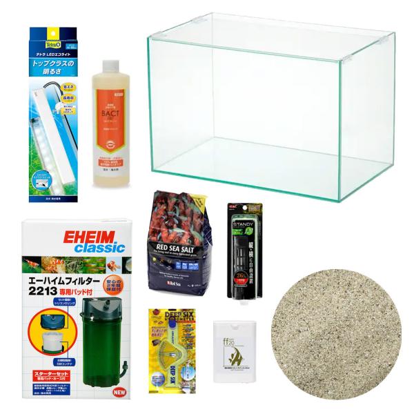 アクアリウム用品　アクア用品　海水　水槽セット　海水魚　カクレクマノミ　スターターセット　海水魚飼育セット　飼育スタートセット　初心者　アクロ４５　エーハイム　２２１３　レッドシー　startset_marine　suisouset_kai...