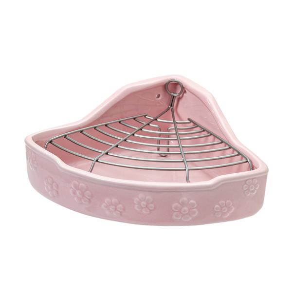 メーカー：fuu ｆｕｕ　陶器トワレ　ｍｉｎｉ　ピンク　4573298442563　20220214　ｙ22ｍ02　ytks　小動物用品　小動物用　小動物　チンチラ　ウサギ　器　陶器　トイレ　y22m01