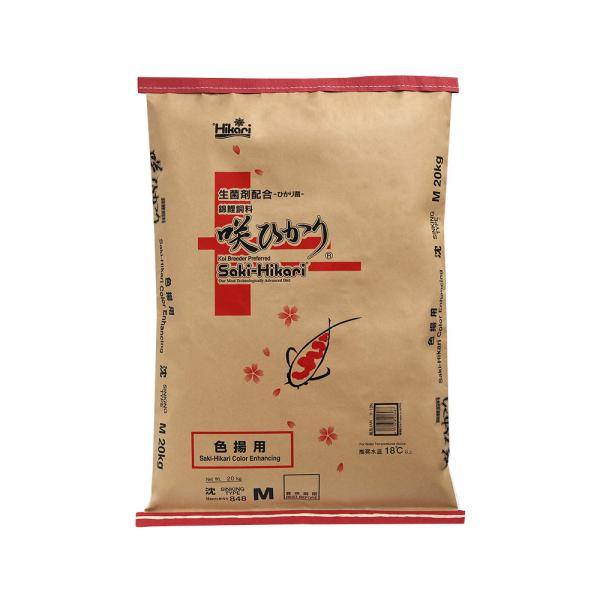 メーカー：キョーリン キョーリン　咲ひかり　色揚用　沈下　Ｍ　２０ｋｇ　4971618418487　アクアリウム　アクアリウム用品　錦鯉　コイ　鯉　餌　えさ　フード　鯉のエサ　鯉の餌　沈下性　ヒカリ　ひかり菌　大袋　大容量　20230504...