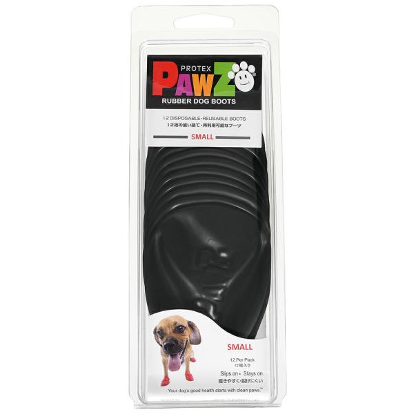 メーカー：Pawz Dog Boots メーカー画像　犬　靴　Pawz　ラバードッグブーツ　S　ブラック　0897515001765　20220830　y22m08　Y.K.　いぬ　いぬ用　犬用品　用品　ゴム製　使い捨て　ブーツ　くつ　肉球...