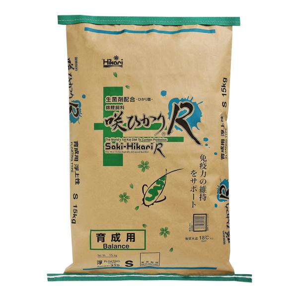メーカー：キョーリン キョーリン　咲ひかりＲ　育成用　浮上　Ｓ　１５ｋｇ　4971618413109　アクアリウム　アクアリウム用品　錦鯉　コイ　鯉　餌　えさ　フード　鯉のエサ　鯉の餌　浮上性　ヒカリ　ひかり菌　大袋　大容量　2023050...