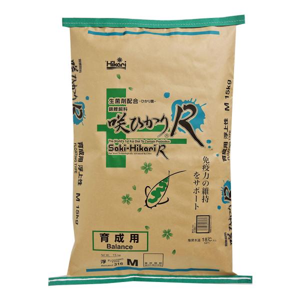 メーカー：キョーリン キョーリン　咲ひかりＲ　育成用　浮上　Ｍ　１５ｋｇ　4971618413161　アクアリウム　アクアリウム用品　錦鯉　コイ　鯉　餌　えさ　フード　鯉のエサ　鯉の餌　浮上性　ヒカリ　ひかり菌　大袋　大容量　2023050...
