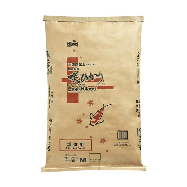 メーカー：キョーリン キョーリン　咲ひかり　増体用　浮上　Ｍ　１５ｋｇ　4971618418753　アクアリウム　アクアリウム用品　錦鯉　コイ　鯉　餌　えさ　フード　鯉のエサ　鯉の餌　浮上性　ヒカリ　ひかり菌　大袋　大容量　20230504...