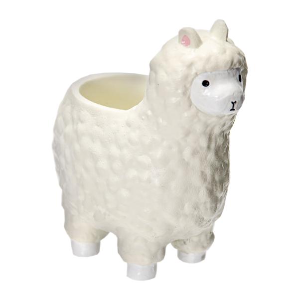 メーカー：ケーイーアイ littleregin　鉢カバー　鉢　植木鉢　ガーデニング用品　アルパカ　１号ポット用　4530254142035　20220426　ｙ22ｍ04　Y.K.　リトルアニマル　リトルレジンポット　レジン　プラスチック　...