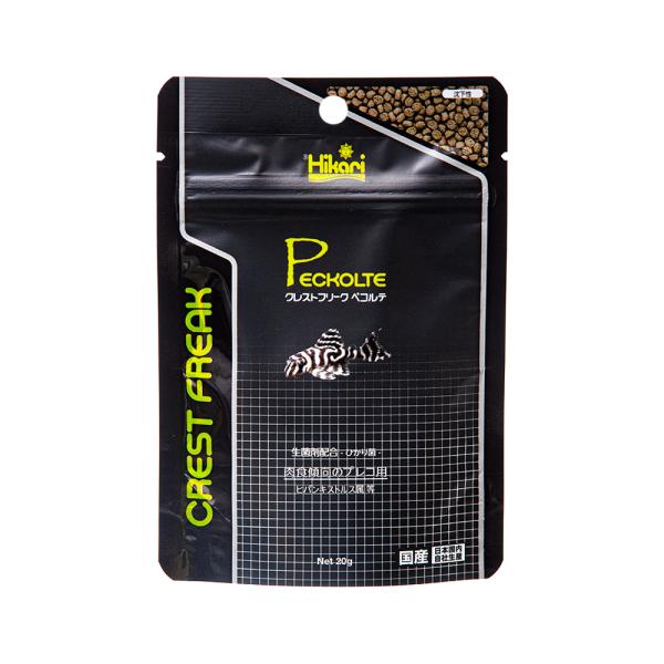 メーカー：キョーリン キョーリン　クレストフリーク　ペコルテ　20g　専用フード　雑食性プレコ　動物質主体　4971618274519　20220801　y22m08　mikari　アクアリウム用品　アクアリウム　アクア用品　アクア　餌　え...