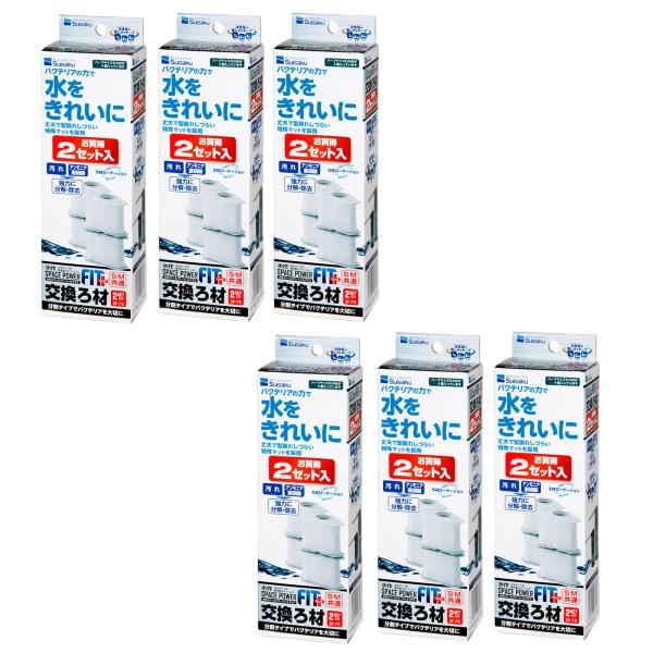 メーカー：水作 水作　スペースパワーフィットプラス交換ろ材　２セット　4974105003753　Y.K.　アクアリウム用品　_aqua　金魚・メダカ　アクア用品　Ｓ　Ｍ　水中フィルター　投げ込み式フィルター　モーター　水中ポンプ　suis...