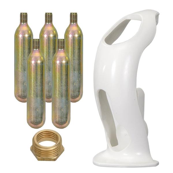 メーカー：用品セット リサイクル　ＣＯ２ボンベ　Ｂ−３８×５本　ｅｃｏチェンジャー付き　訳あり　2250002762439　20220728　ｙ22ｍ07　ytks　アクア用品　ＣＯ２機器　瓶　ボンベ　小型　１本　ＣＯ２ビン　器具　_aqu...