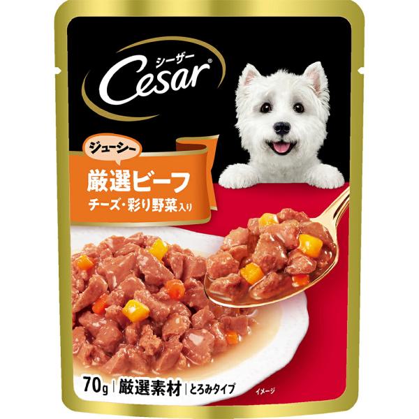 メーカー：マース ドックフード　ペットフード　レトルト　犬　いぬ　犬フード　犬用ウェットフード　犬の餌　犬のエサ　餌　えさ　アダルト　牛　牛肉　肉　Ｃｅｓａｒ　白い犬　ウェスティ　ウエストハイランドホワイトテリア　マースジャパン　リミテッド...