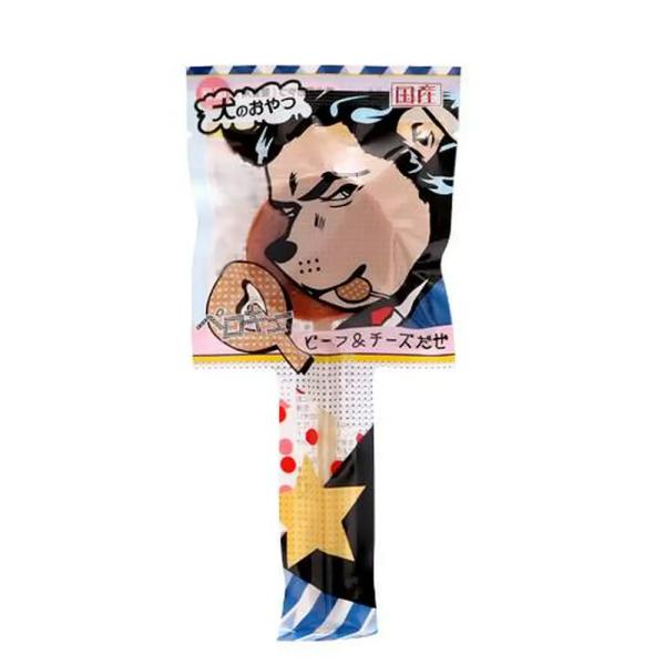メーカー：わんわん sfset　_dog　犬フード　おやつ　わんわん　株式会社わんわん　犬のおやつ　駄菓子　キャンディ　ペロQ　ビーフ　チーズ　4532066004532　箱売り　96袋　20161202　KNIM　motohakouri　...