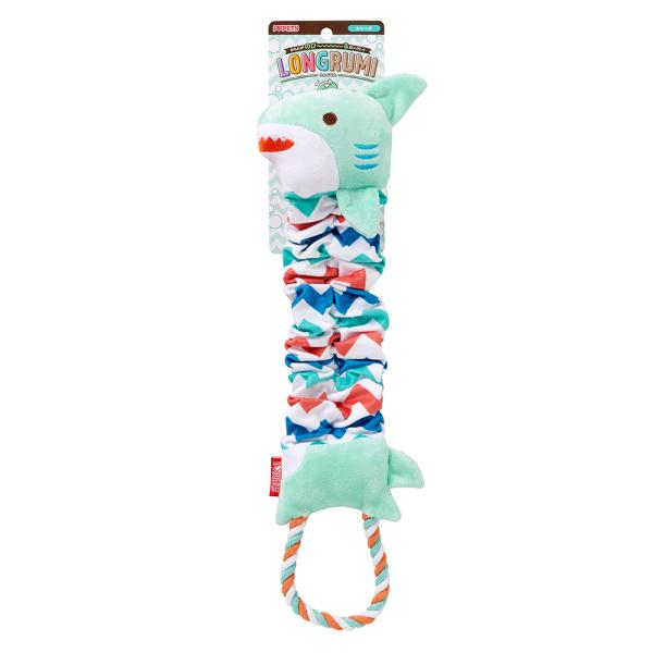 メーカー：ボンビアルコン メーカー画像　ボンビアルコン　ろんぐるみ　シャーク　犬用おもちゃ　4977082703432　20220302　ｙ22ｍ03　muraa　ペット　ペット用　犬用　犬用品　犬　いぬ　ドッグ　玩具　おもちゃ　トイ　ぬい...