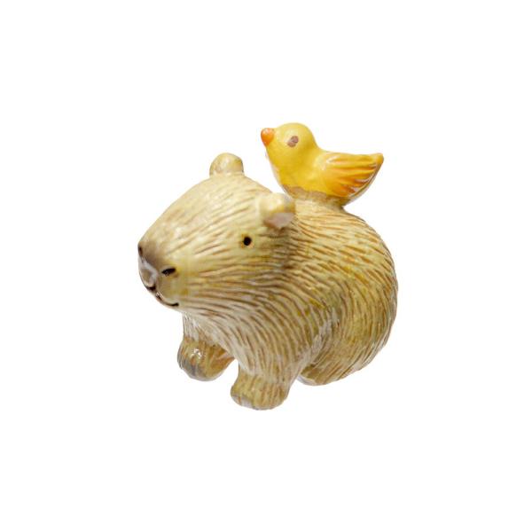 メーカー：丸和貿易 ノーティー　ミニマスコット　カピバラ　4988441843898　20220822　y22m08　muraアクアリウム　アクアテラリウム　パルダリウム　人形　マスコット　オブジェ　ミニフィギュア　フィギュア　レイアウト　...