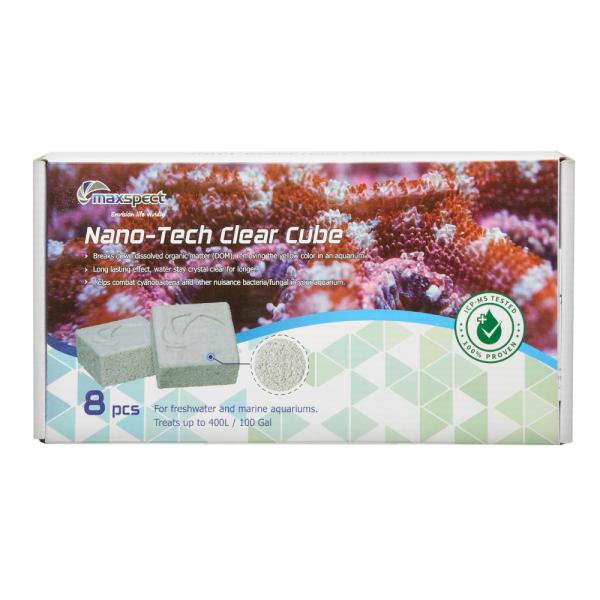 メーカー：マックススペクト ｍａｘｓｐｅｃｔ　Ｎａｎｏ−Ｔｅｃｈ　Ｃｌｅａｒ　Ｃｕｂｅ　８個　6971764810539　20221011　ｙ22ｍ10　mura　アクアリウム　アクアリウム用品　アクア用品　海水用　海水用品　フィルター　ろ...