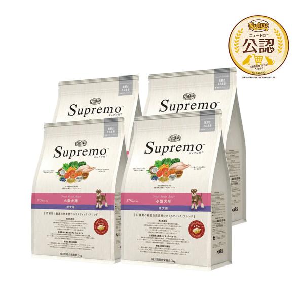 メーカー：ニュートロ ナチュラルフード　ドッグフード　犬フード　プレミアムフード　ドライフード　Ｓｕｐｒｅｍｏ　小型犬用　成犬用　３ｋｇ　シュプレモ　ニュートロ　4562358781780　ホリスティックブレンド　自然素材　チキン　ラム　サ...