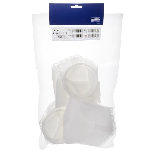 メーカー：ReefLive ＬＳＳ　ＨＤフィルターバッグ　３０ｃｍ　３枚入り　4580290404017　20221229　y22m12　mura　アクアリウム　アクア用品　アクアリウム用品　オーバーフロー水槽　オーバーフロー　濾過槽　オー...