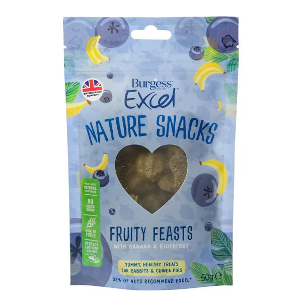 エクセル　ネイチャースナック　フルーティーフィースト　６０ｇ　ウサギ　オヤツ　5023861001196　20230201　y23m02　Y.K.　小動物　兔　兎　ラビット　モルモット　餌　えさ　副食　栄養補助　栄養補助食　コミュニケーショ...
