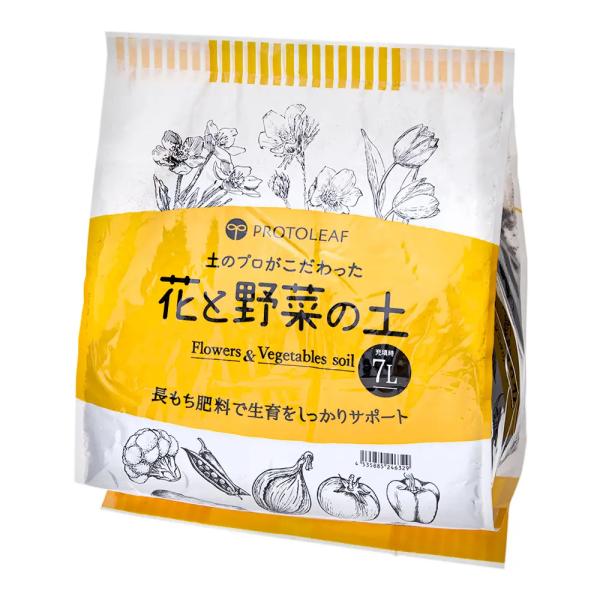 メーカー：プロトリーフ 野菜の土　プロトリーフ　土のプロがこだわった花と野菜の土　７Ｌ　4535885246329　20230203　ｙ23ｍ02　mura　ガーデニング用品　園芸用品　ガーデニング　園芸　グリーン　土　基本用土　用土　培養...
