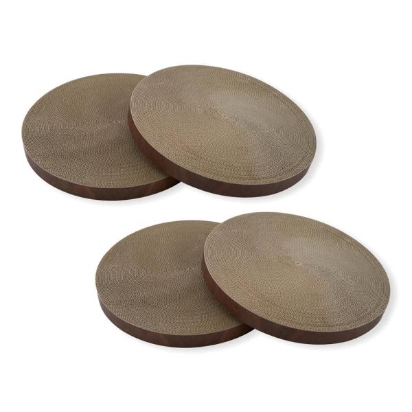 メーカー：猫壱 猫壱　バリバリボウルＸＬ　交換用つめとぎ２個入　ダークブラウン　２個　2250002857753　4580471867556　20230125　y23m01　Y.K.　猫　ねこ　猫用　ねこ用　キャット　cat　猫用品　用品　...