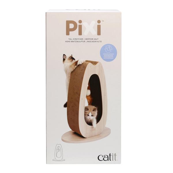 メーカー：ジェックス ＧＥＸ　Ｃａｔｉｔ　Ｐｉｘｉ　スクラッチャーＴａｌｌ　4972547927453　猫　ねこ　猫用品　成猫　高齢猫　シニア　シニア猫　老猫　爪とぎ　つめとぎ　おもちゃ　おしゃれ　インテリア　スタイリッシュ　段ボール　ダン...