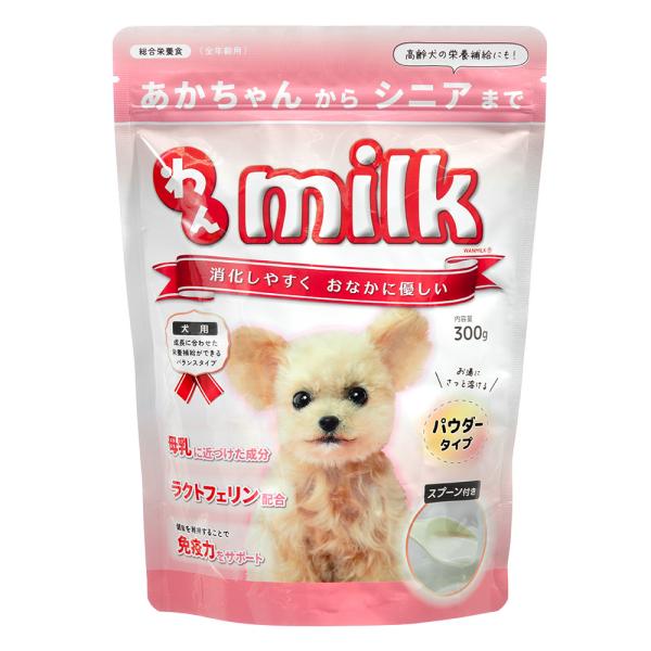 メーカー：ニチドウ 4975677048128　ニチドウ　わんミルク　３００ｇ　ドッグフード　犬フード　超小型犬　小型犬　中型犬　大型犬　ミルク　粉ミルク　粉末　健康維持　子犬　消化しやすい　お腹にやさしい　ビタミン　ミネラル　バランス良い...