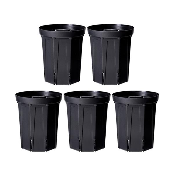 スリット鉢　植木鉢　鉢　ガーデニング用品　カネヤ産業　ロングタイプ　ＣＳＭ−１５０Ｌ　黒　バラ鉢　果樹鉢　2250002727766　園芸　ガーデニング　プランター　５号　直径１５ｃｍ　幅１５ｃｍ〜　園芸用品　皿　八カバー　ポット　ボール　...