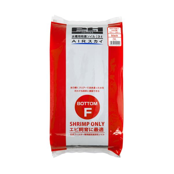 メーカー：太平洋セメント パワーハウス　ボトムＦ　ブラックＭ　３Ｌ　4945915401404　20200613　ＧＢＮＭ　アクアリウム　アクアリウム用品　ソイル　砂　砂利　土　栄養系　水草用　ノーマル　こげ茶　黒　エビ　水草　太平洋セメン...