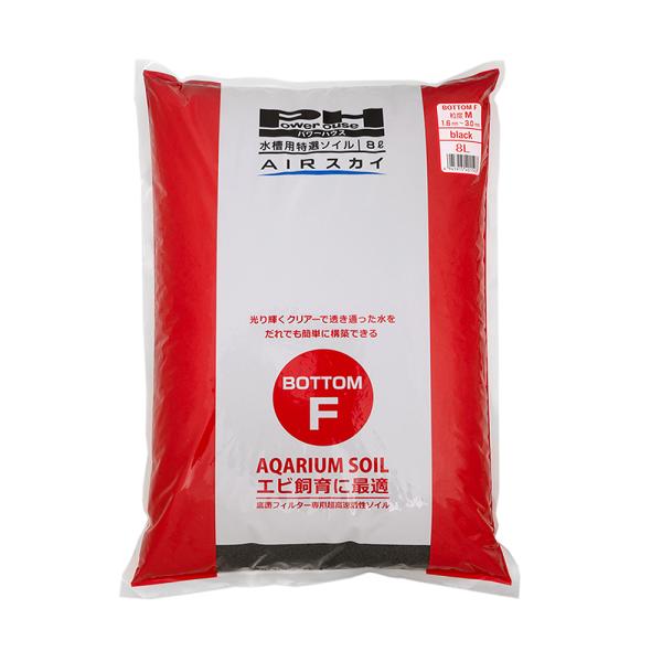 メーカー：太平洋セメント パワーハウス　ボトムＦ　ブラックＭ　８Ｌ　4945915401503　20200613　ＧＢＮＭ　アクアリウム　アクアリウム用品　ソイル　砂　砂利　土　栄養系　水草用　ノーマル　こげ茶　黒　エビ　水草　太平洋セメン...