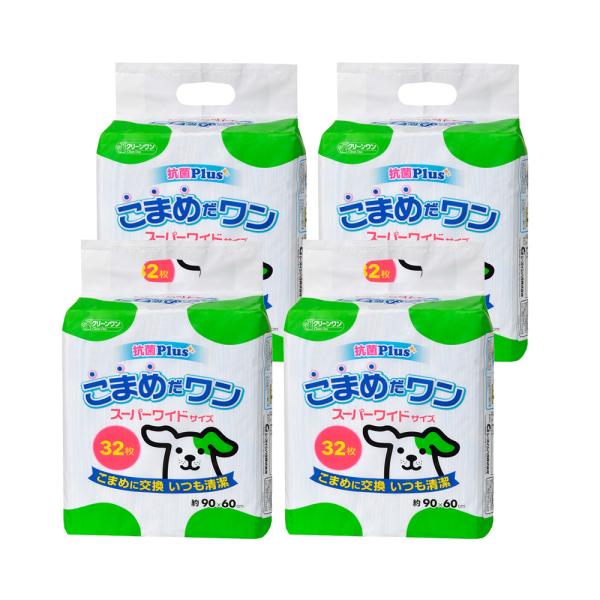 メーカー：シーズイシハラ クリーンワン　こまめだワン　スーパーワイド　３２枚　犬　猫　小動物　ペットシーツ　4990968118052　20230419　ｙ23ｍ04　mikari　いぬ　犬用　いぬ用　ドッグ　dog　ねこ　猫用　ねこ用　キ...