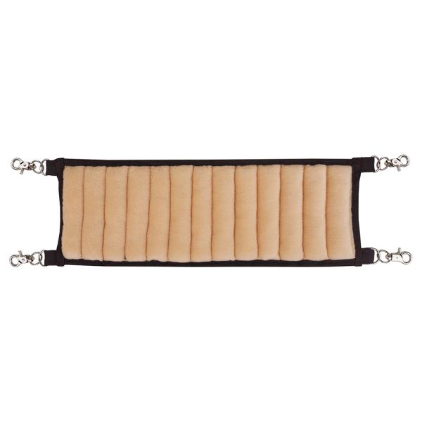 メーカー：Rainbow レインボー　もこもこワイドつり橋　ベージュ　4589462731333　小動物　小動物用　デグー　モモンガ　縦長　ハンモック　ベージュ色　ベージュカラー　布製　幅広い　やわらかい　安定　ハウス　つり橋　もこもこ　ワ...