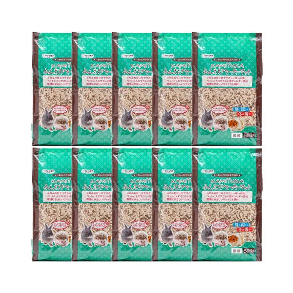 メーカー：シーズイシハラ mlmfkline　ハムスター　床材　_animal　クリーンモフ　ＫＡＭＩＹＵＫＡ　ふんわりペーパーマット　５００ｇ　4990968215775　小動物　鳥　小動物用品　ハムスター・リス　敷材　紙製　紙　ハリネズ...