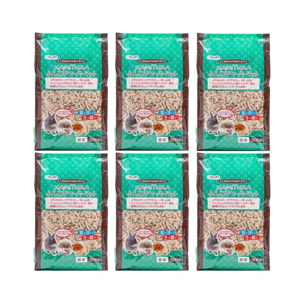 メーカー：シーズイシハラ mlmfkline　ハムスター　床材　_animal　クリーンモフ　ＫＡＭＩＹＵＫＡ　ふんわりペーパーマット　５００ｇ　4990968215775　小動物　鳥　小動物用品　ハムスター・リス　敷材　紙製　紙　ハリネズ...