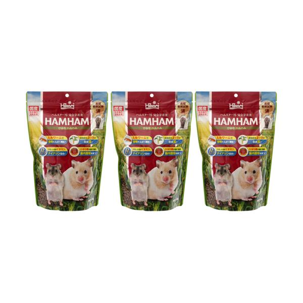 メーカー：キョーリン mlmfkline　_animal　キョーリンハムハム　２７０ｇ　×３個　2250002927876　20230620　y23m06　mura　4971618729521　小動物　鳥　ハムスター　フード　エサ　総合栄養...