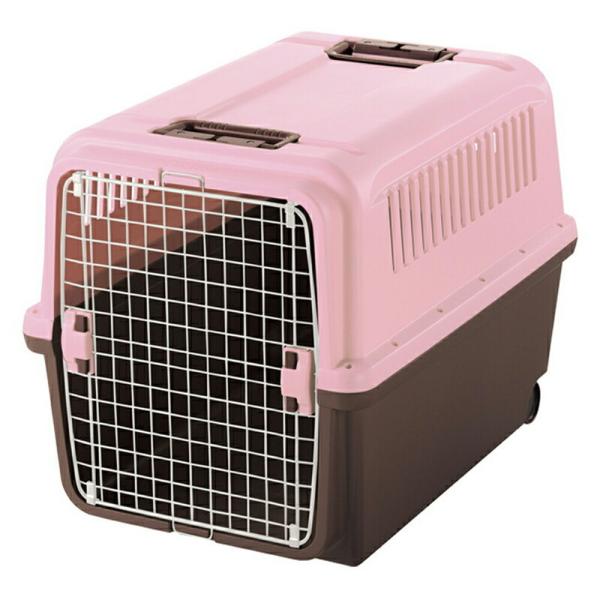 メーカー：リッチェル dog_carrycage　odeka_richell_carry　_dog　リッチェル　キャンピングキャリー　ＸＬ　ライトピンク　(LP)　4973655599273　犬用品　猫用品　犬用キャリー　猫用キャリー　防災...