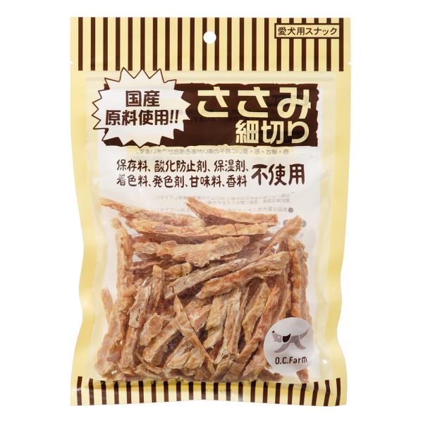メーカー：オーシーファーム オーシーファーム　ささみ細切り　150g　O.C.Farm　エサ　餌　間食　おやつ　愛犬用　犬用　犬　イヌ　ドッグフード　フード　スナック　国産　日本産　成犬　超小型犬　小型犬　中型犬　大型犬　ペット　ささみ　ジ...