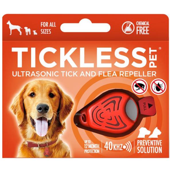 メーカー画像　TICKLESS　チックレス　PET　オレンジ　犬猫用　4589980060595　20230627　y23m06　mura　ペット　ペット用　ペット用品　犬用品　犬用　犬　いぬ　ドッグ　猫用品　猫用　猫　ねこ　キャット　安心...