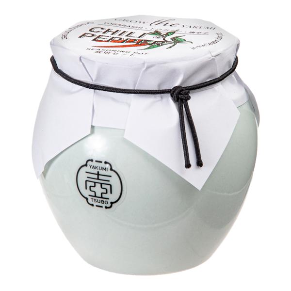 メーカー：聖新陶芸 4528757040873　聖新陶芸　ＴＳＵＢＯ　とうがらし　ガーデニング　ガーデニング用品　園芸用品　園芸　植物　花　鉢　植木鉢　葉　華　管理　栽培　栽培キット　薬味栽培　薬味　おしゃれ　映え　可愛い　和風　壺　日本風...