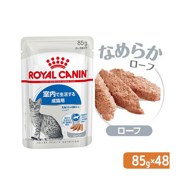 メーカー：ロイヤルカナン _neko　ロイヤルカナン　ＦＨＮ−ＷＥＴ　室内で生活する成猫用　インドア　ゼリー　成猫用　室内猫　８５ｇ　×４８袋　2250002948864　9003579013915　キャットフード　プレミアムフード　フィー...