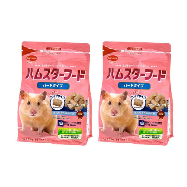 メーカー：日本ペットフード mlmfkline　日本ペットフード　ハムスターフード　ハードタイプ　６００ｇ×２　ハムスター　ゴールデンハムスター　ジャンガリアンハムスター　ジャンガリアン　ラット　ねずみ　マウス　ドライ　ドライフード　ペレッ...