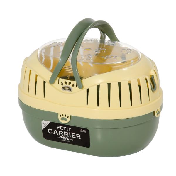 メーカー：ferplast 4995723700367　ファンタジーワールド　ミニプチキャリー　グリーン　犬用品　いぬ用品　イヌ用品　愛犬用品　用品　猫　ネコ　ねこ　ねこ用　猫用　ネコ用　愛猫　愛猫用　小動物用品　小動物用 うさぎ　子犬　子...