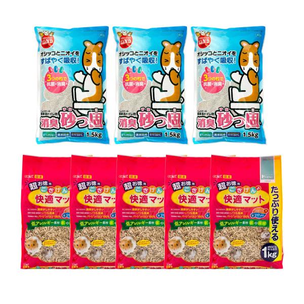 メーカー：用品セット ハムスター　床材　gex　hamstermat　_animal　小動物　うさぎ　リス　モルモット　チンチラ　フェレット　敷材　紙素材　紙　パルプ　低アレルギー　ジェックス　ごきげん快適マット　超お徳用１ｋｇ　ＫＷＯ　2...