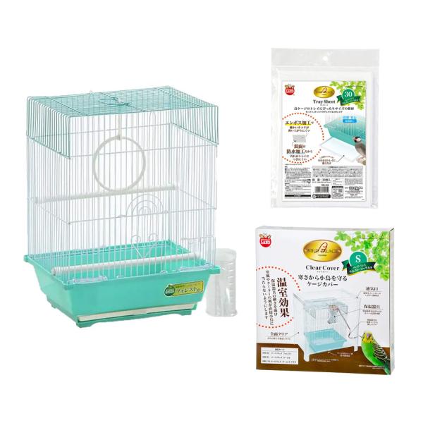 メーカー：用品セット minimalhoon　birdcvset　マルカン　バードパレス　クリアカバーＳ　4906456579328　鳥　ペット用品　鳥用品　ペット用　鳥用　小鳥　ケージカバー　カバー　寒さ対策　保温　ＭＢ−６０　バードパレ...
