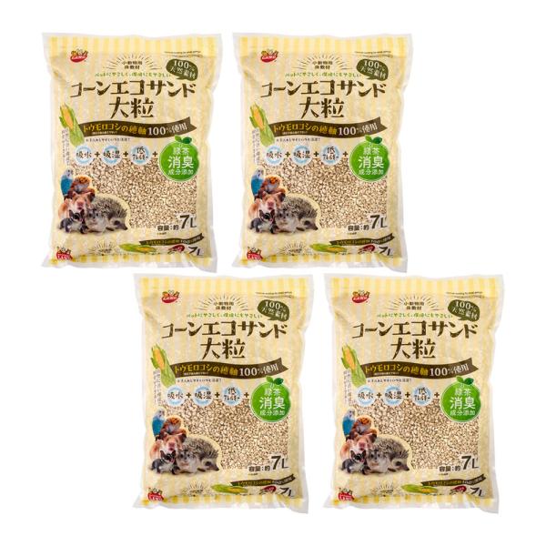 メーカー：マルカン mlmfkline　4906456578109　マルカン　コーンエコサンド　７Ｌ　小動物　小動物用品　鳥　鳥用品　両生類　爬虫類　両生類用品　爬虫類用品　ハムスター　ゴールデン　ゴールデンハムスター　ジャンガリアン　ジャ...