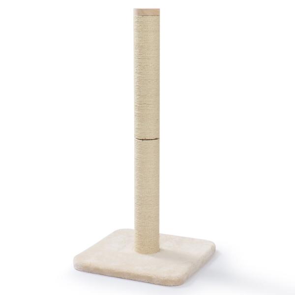 メーカー：猫壱 メーカー画像　猫用　爪とぎ　猫壱　バリバリつめとぎポール　麻　4582725980134　猫　猫用品　つめとぎ　キャットポール　ねこいち　立ち研ぎ　綿縄　ネコ　キャットタワー　bnr_cat_nekoiti_tume　アスレ...