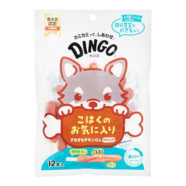メーカー：スペクトラムジャパン ディンゴ　すなぎもチキンガム　やわらか　12本入り　4571269546135　20240214　y24m02　akst　犬　いぬ　dog　イヌ用　犬用　愛犬　愛犬用　犬用品　いぬ用品　愛犬用品　用品　おやつ...