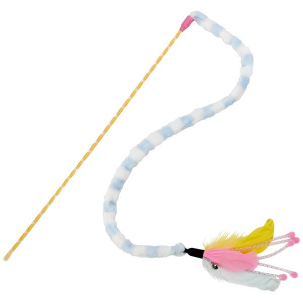 メーカー：マルカン marucancattoy　メーカー画像　4906456579731　マルカン　極遊び塾！　とびつく羽根じゃらし　猫　ネコ　ねこ　ねこ用　猫用　ネコ用　愛猫　愛猫用　CAT　猫用品　ねこ用品　ネコ用品　愛猫用品　用品　お...