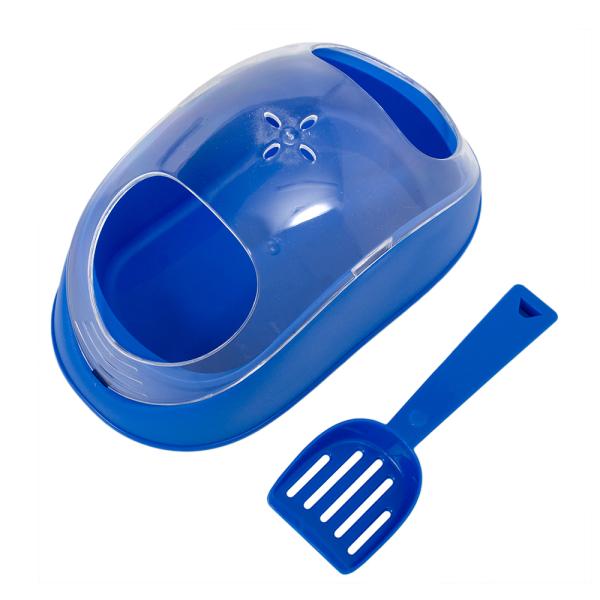 メーカー：ファンタジーワールド 8010690054223　小動物　鳥　ハムスター　トイレ　ファープラスト　ファンダジーワールド　ferplast　ハムスター用トイレ　KoKy　4635　色おまかせ　可愛い　おしゃれ　透明　ドーム型　敷砂　...