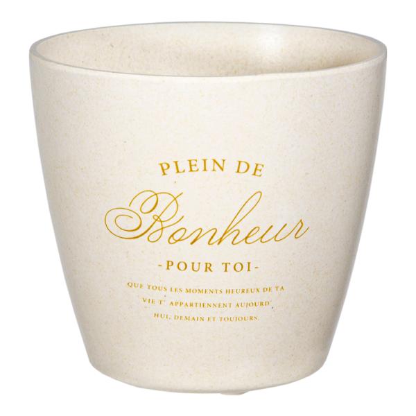 メーカー：ケーイーアイ 鉢カバー　鉢　植木鉢　ガーデニング用品　バンブーエコポット　Ｓ　アイボリー　３号用鉢カバー　4530254137673　園芸用品　gardening　ガーデン　ガーデニング　園芸　インドア　室内　インテリア　グリーン...