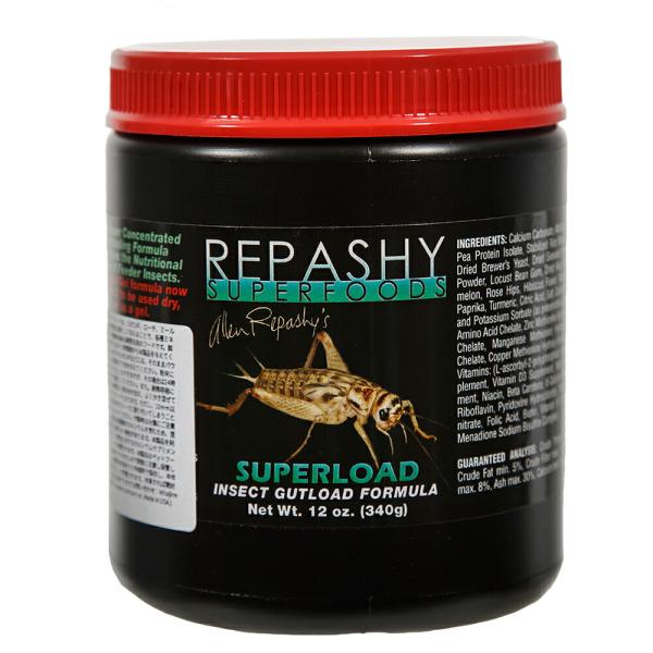 メーカー：REPASHY（レパシー） レパシー　スーパーフード　スーパーロード　１２оｚ　３４０ｇ　ガットローディング用　エサ　えさ　餌　コオロギ　餌虫　イエコ　フタホシ　爬虫類　両生類　トカゲ　ヤモリ　フード　虫　ローチ　レッドローチ　デ...