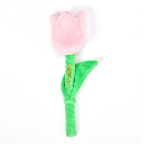 メーカー：アルクロース メーカー画像　犬　おもちゃ　お花シリーズ　ピンクのチューリップ　ぬいぐるみ　Ｓｏｌｇｒａ　ソルグラ　アルクロース　4573460313288　20240614　y24ｍ06　sora　　犬　おもちゃ　お花シリーズ　ピ...