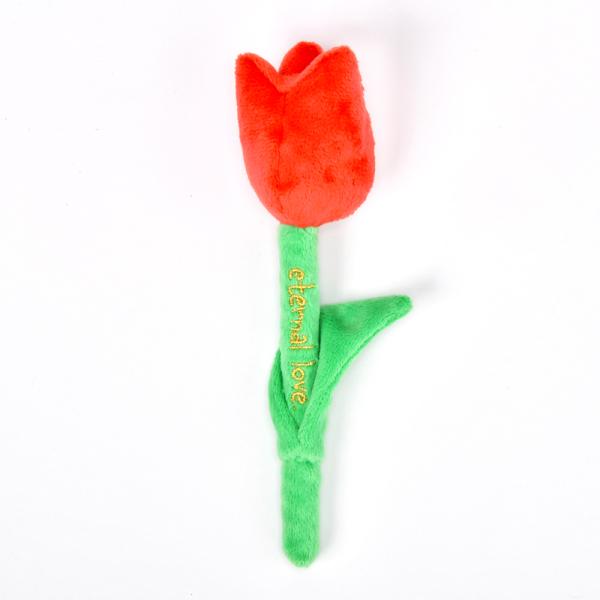 メーカー：アルクロース メーカー画像　犬　おもちゃ　お花シリーズ　赤いチューリップ　ぬいぐるみ　Ｓｏｌｇｒａ　ソルグラ　アルクロース　4573460313295　20240614　y24ｍ06　sora　　犬　おもちゃ　お花シリーズ　赤いチ...